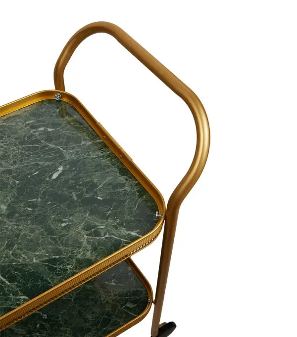 KAYMET Marble Two-tiered Trolley - Green
