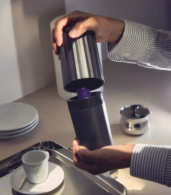 ALESSI Plissé Coffee Capsule Crusher