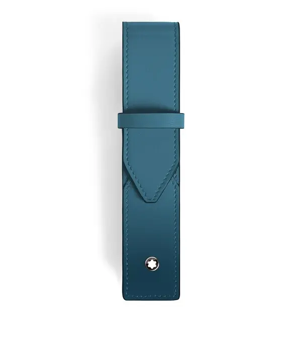 Montblanc Leather Meisterstück Pen Pouch - Blue
