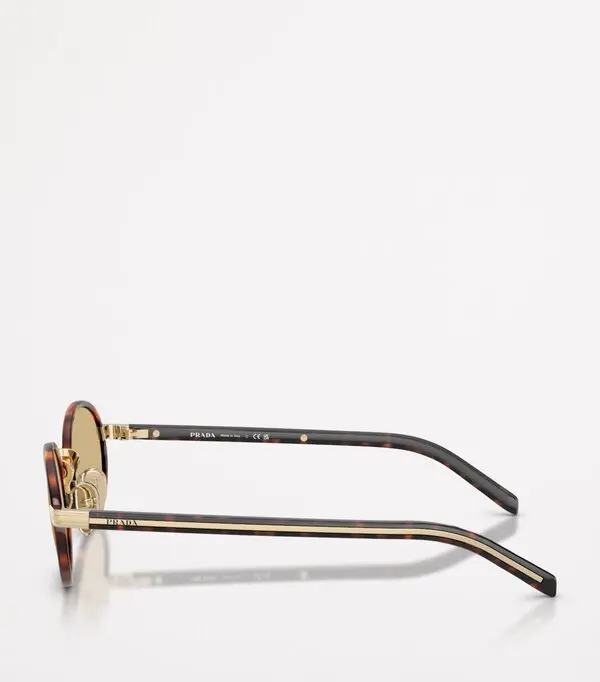 Prada Metal Pr B56s Sunglasses - Brown