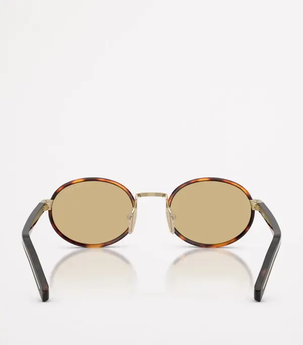 Prada Metal Pr B56s Sunglasses - Brown