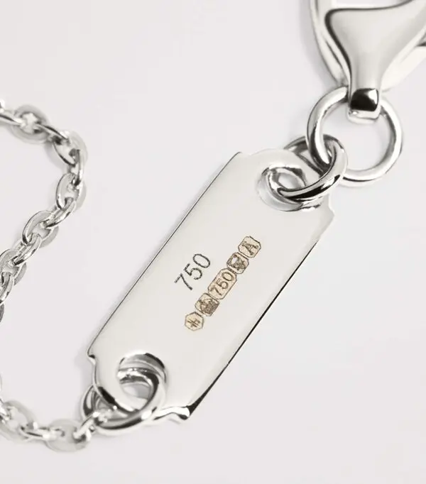 Harrods 18-karat Gold Diamond Pendant Necklace