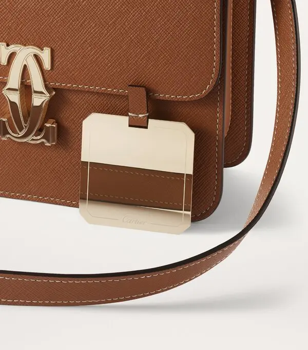 Cartier C De Mini Calfskin Shoulder Bag