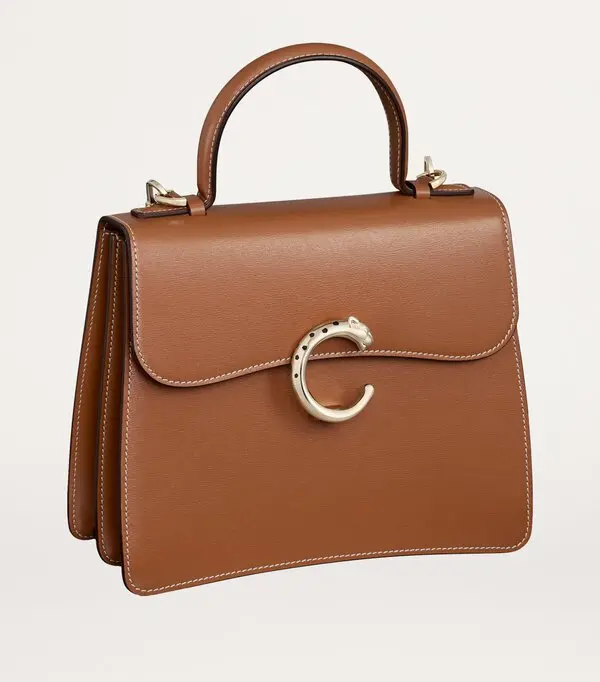 Cartier Small Panthère De Top-handle Bag - Brown