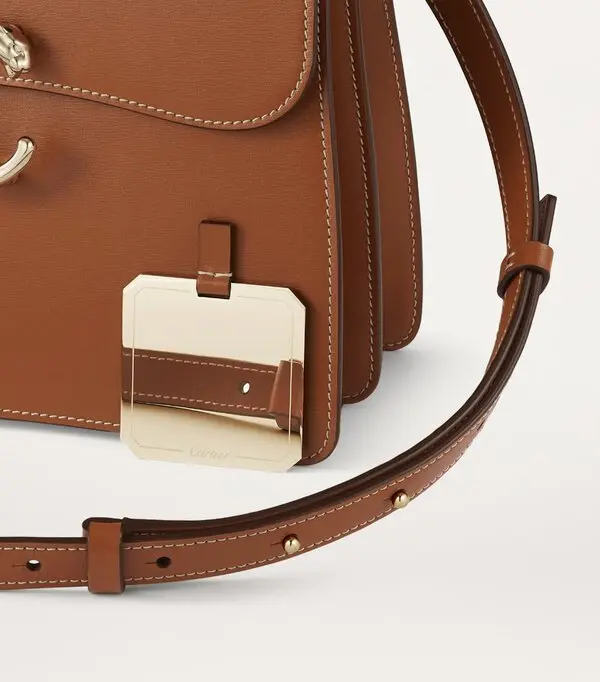 Cartier Small Panthère De Top-handle Bag - Brown