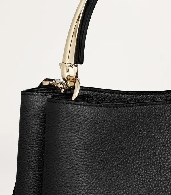 Cartier Small Panthère De Top-handle Bag - Black