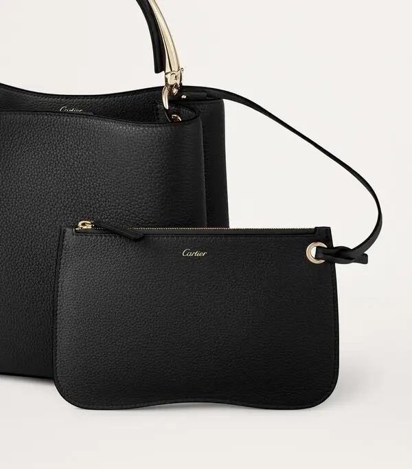 Cartier Small Panthère De Top-handle Bag - Black