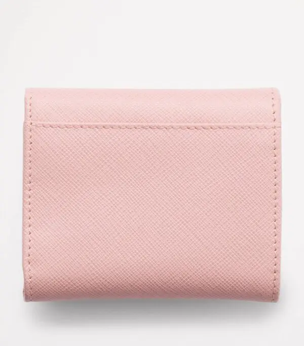 Prada Small Saffiano Leather Wallet - Pink