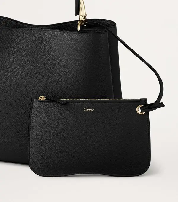 Cartier Panthère De Top-handle Bag - Black