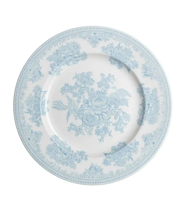 BURLEIGH Set Of 4 Asiatic Pheasant Plates - Blue