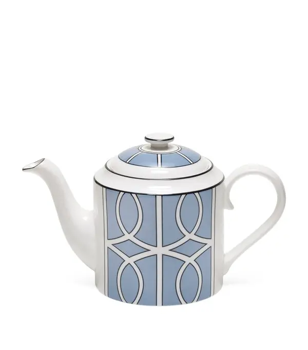 O.W.LONDON Loop Cornflower Teapot - Blue