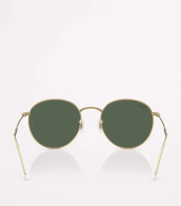 Ray-ban Rbr0103s Round Reverse Sunglasses - Gold