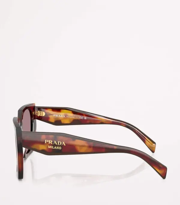 Prada Acetate Sunglasses - Brown