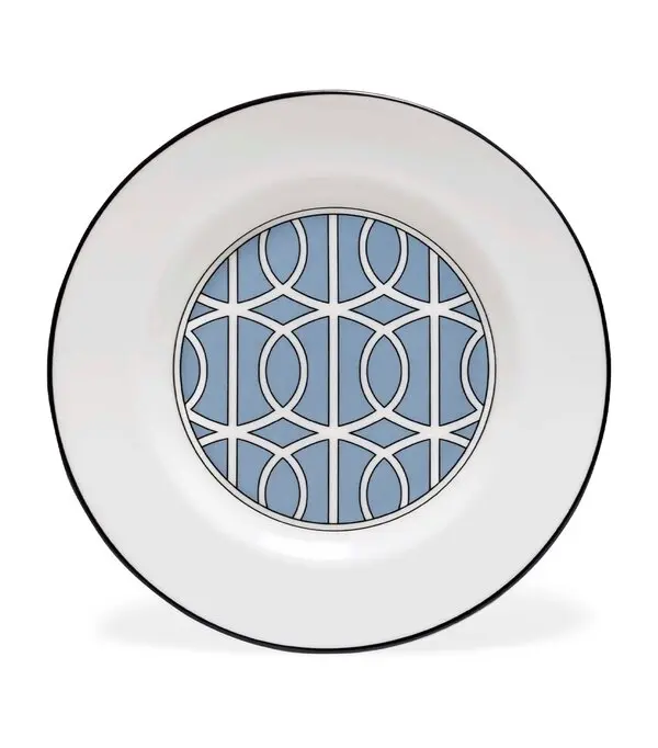 O.W.LONDON Loop Tea Plate - Blue