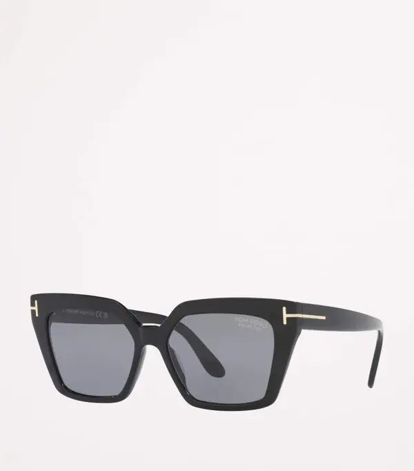 TOM FORD Acetate Cat Eye Sunglasses - Black