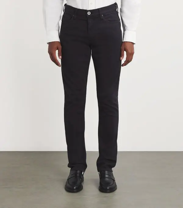 Paige Federal Slim Straight Jeans - Navy