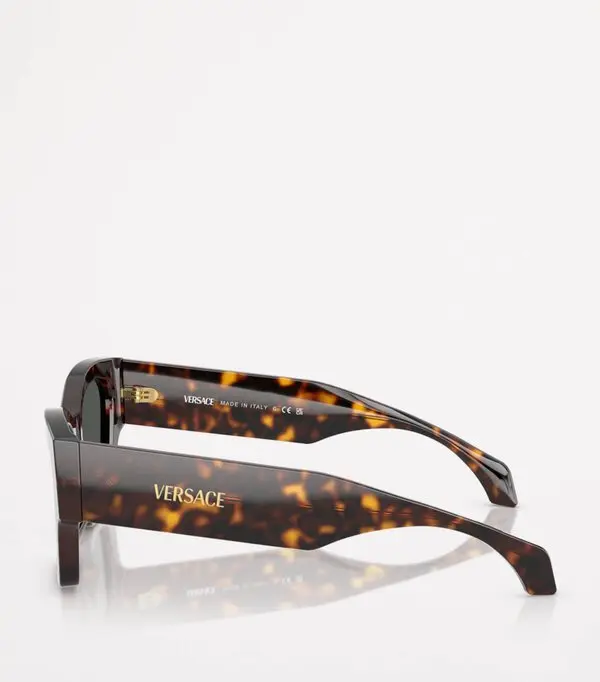 Versace Square Frame Sunglasses - Brown