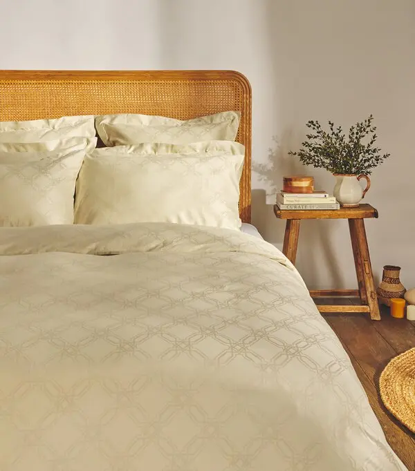 Harrods Halsey King Duvet Cover Set - Silver