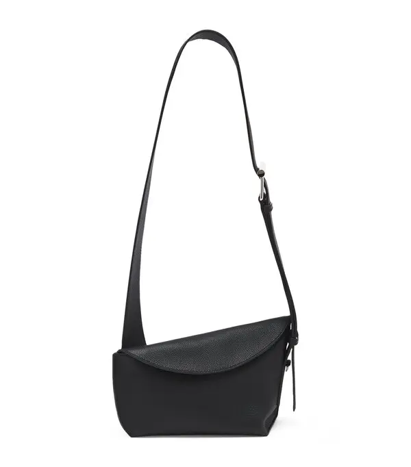 Alexander McQueen Leather Sling Bag - Black