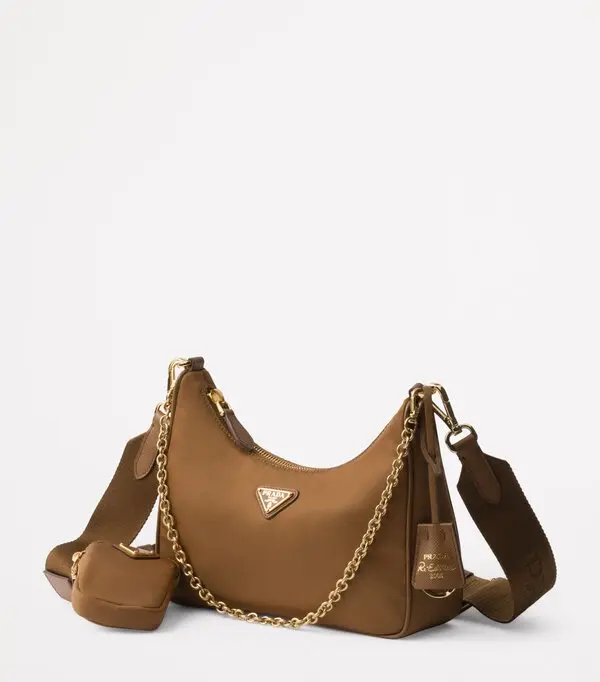 Prada Re-nylon Re-edition 2005 Shoulder Bag - Brown