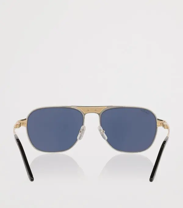 Cartier Rectangular Aviator Sunglasses