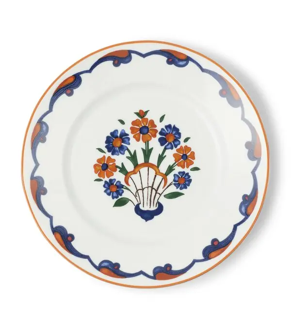 CABANA MAGAZINE X Ginori 1735 Porcelain Anatolia Dessert Plate - White
