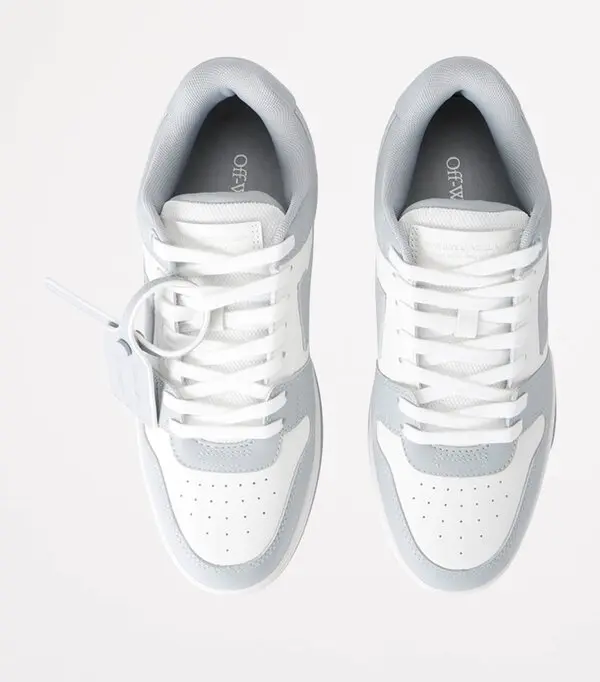 Off-White Leather Out Of Office Sneakers - Grey