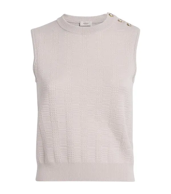 Agnona Wool-blend Sleeveless Top