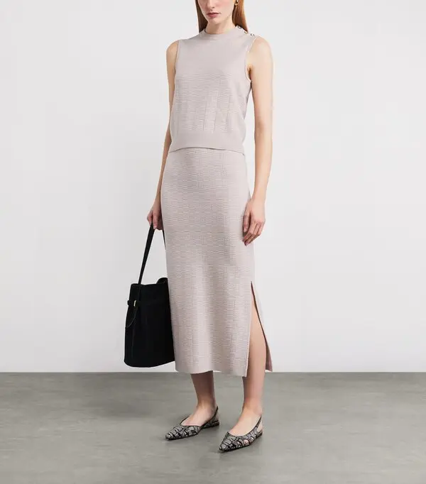 Agnona Wool-blend Sleeveless Top