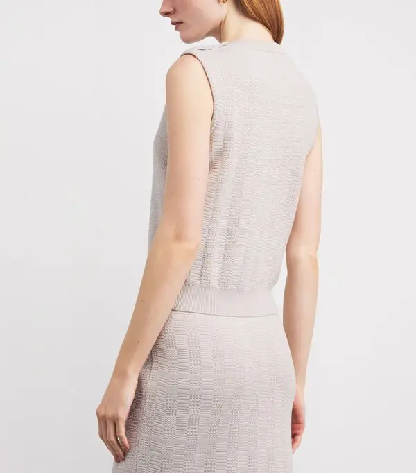 Agnona Wool-blend Sleeveless Top