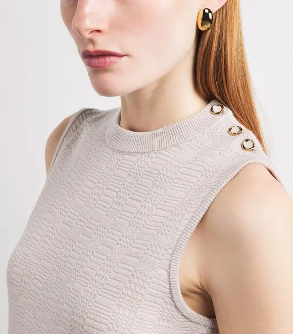 Agnona Wool-blend Sleeveless Top