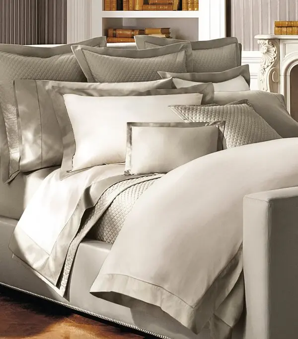 Ralph Lauren Langdon King Fitted Sheet - Silver