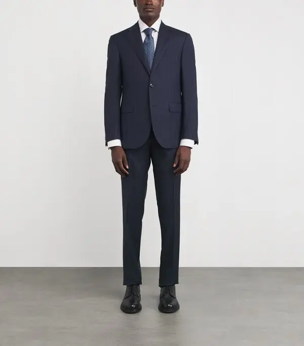 Corneliani Virgin Wool Stripe 2-piece Suit