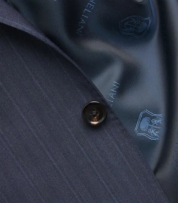 Corneliani Virgin Wool Stripe 2-piece Suit