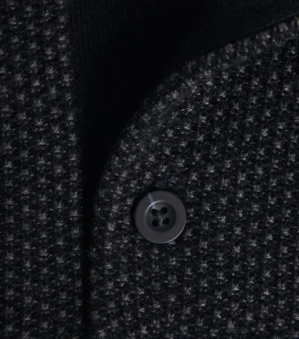 Vince Wool-blend Jacquard Polo Shirt