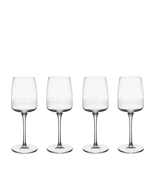 VILLEROY & BOCH Crystal Afina White Wine Glasses - Clear