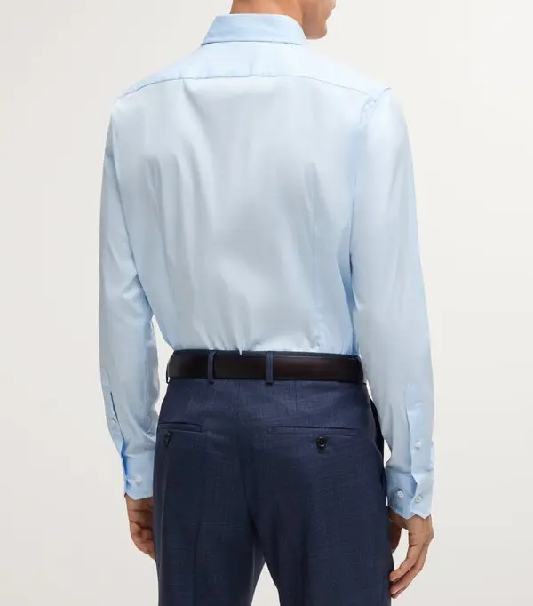 BOSS Stretch-cotton Slim Shirt