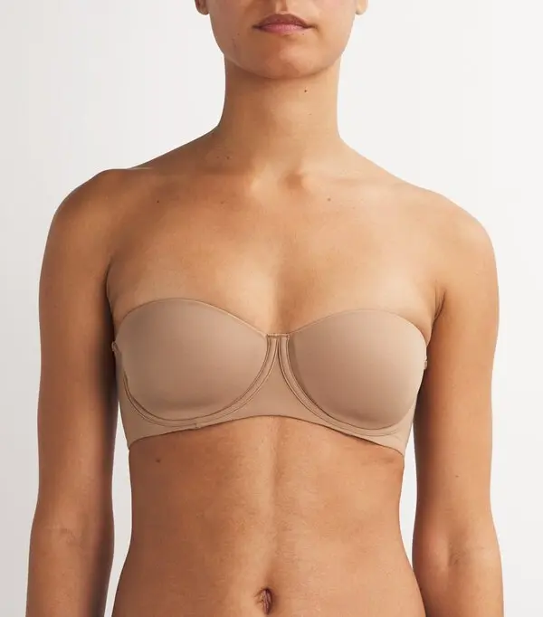 SKIMS Fits Everybody Strapless Bra - Brown