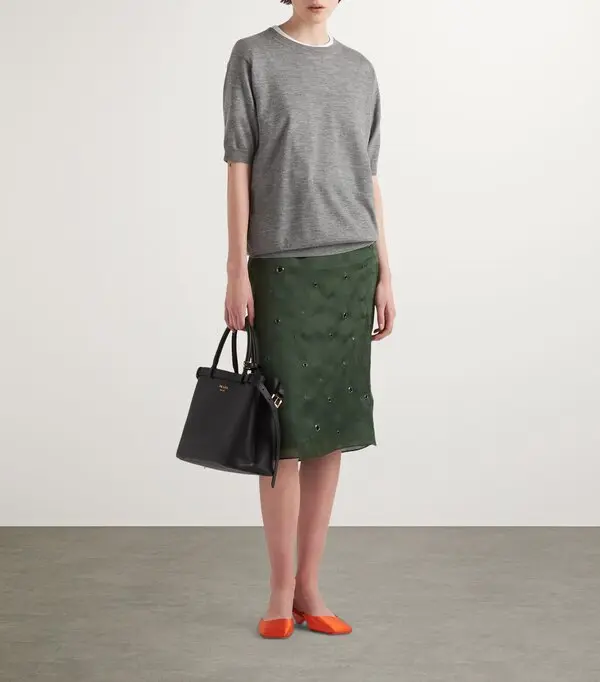 Prada Cashmere Crew-neck Sweater