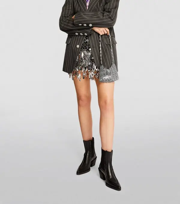 Rabanne Chainmail Nano Bag - Silver