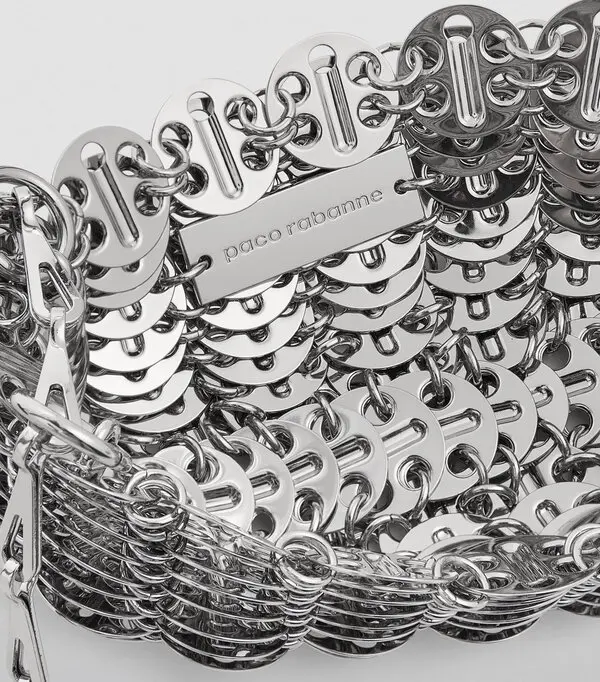 Rabanne Chainmail Nano Bag - Silver