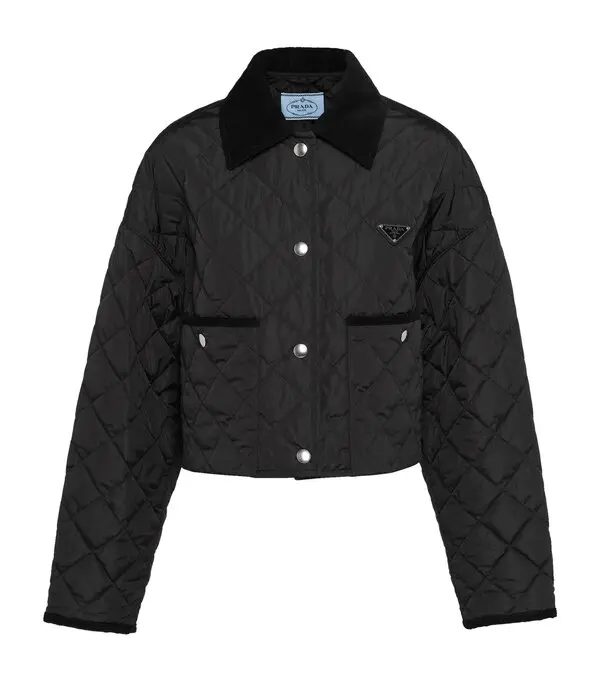 Prada Re-nylon Cropped Jacket