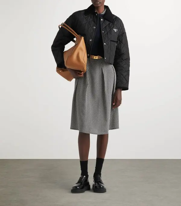 Prada Re-nylon Cropped Jacket