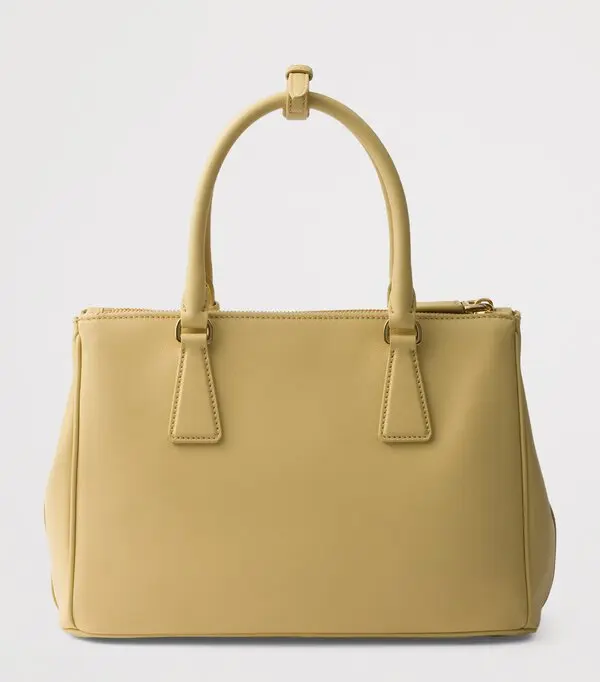 Prada Medium Leather Galleria Top-handle Bag - Yellow