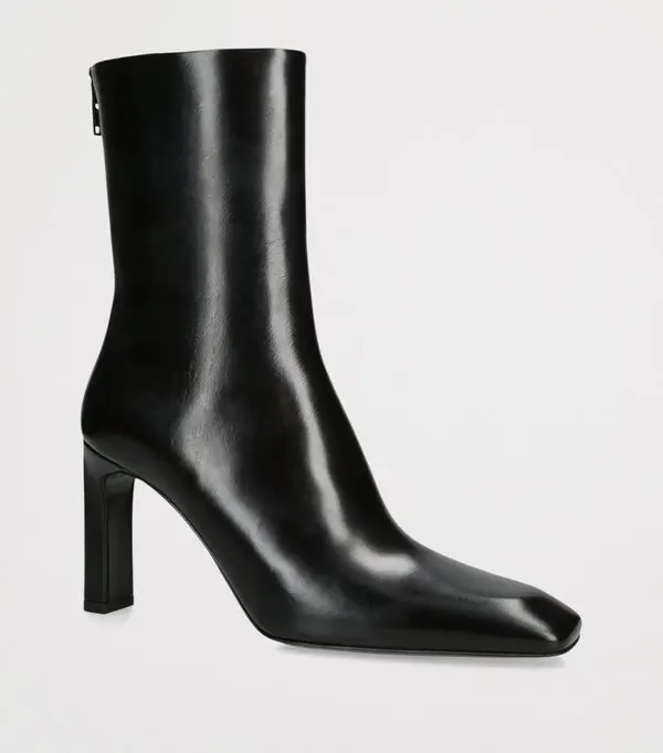 TOTEME Nappa Leather Ankle Boots 85