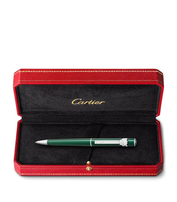 Cartier Panthère De Ballpoint Pen - Green