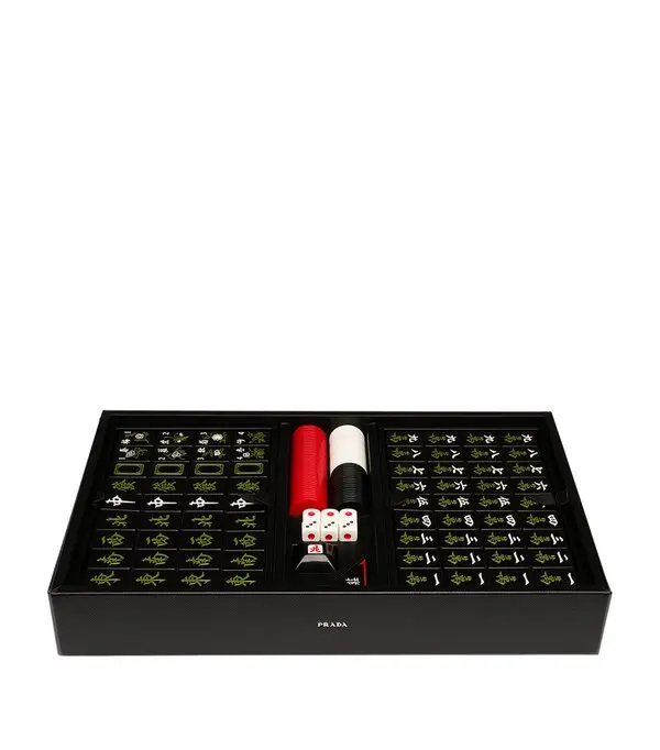 Prada Saffiano Leather Mahjong Set