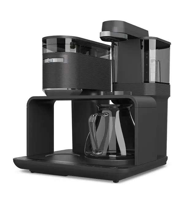 MELITTA Epos Chrome Coffee Machine With Grinder - Silver