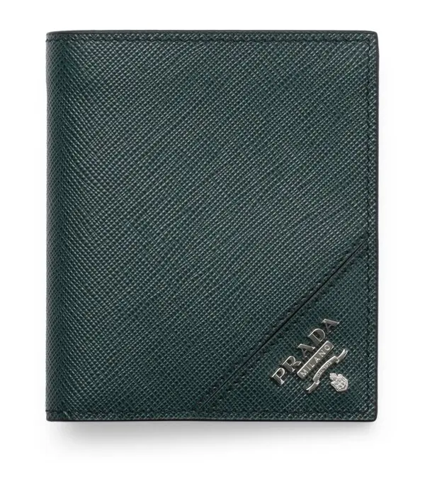 Prada Saffiano Leather Wallet - Green