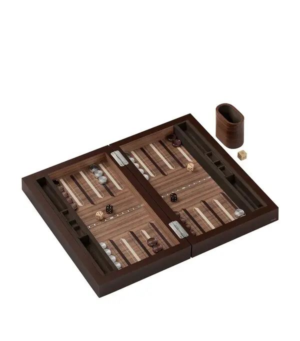 Cartier Santos De Backgammon Set - Brown